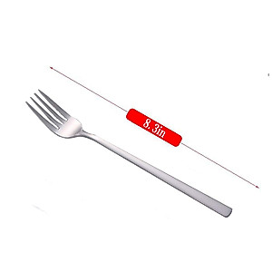 YTX Soup spoons, Korean Stainless Long Fork (6, Stainless Steel)