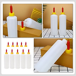 10Sets Goat Feeder Goat Bottles for Feeding Baby Goats 400ML Feeding Bottles Lamb Bottles Plastic Bottles Milk Feeder Bottles for Farm