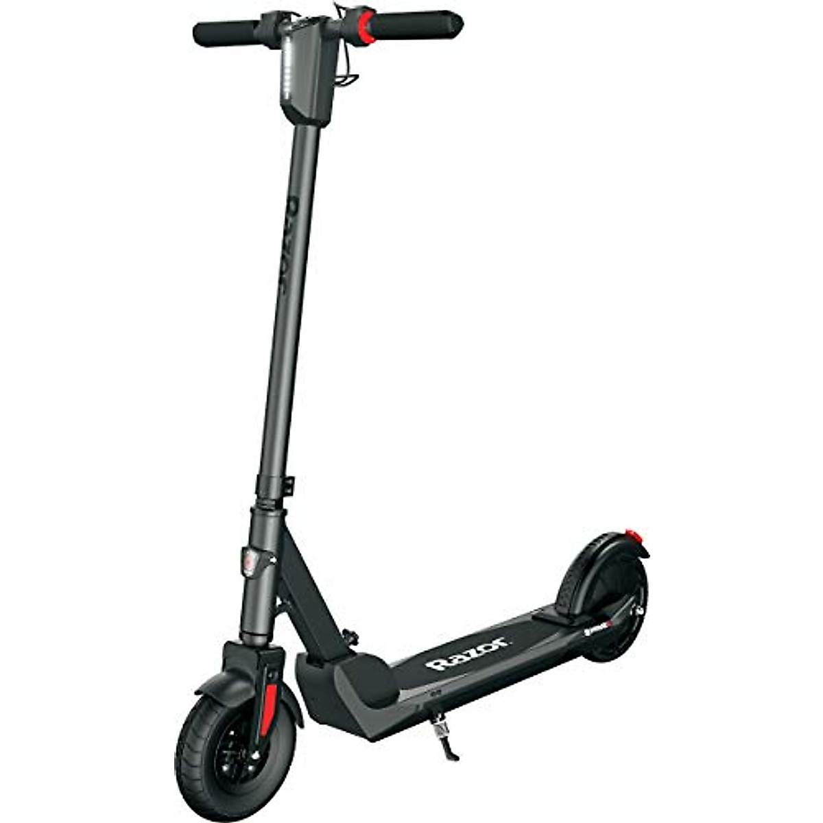 Razor E Prime III Electric Scooter - 18 mph, 15 Mile Range, 8" Pneumatic Front Tire, Foldable, Portable and Extremely Lightweight, Rear Wheel Drive, for Travel and Commuting