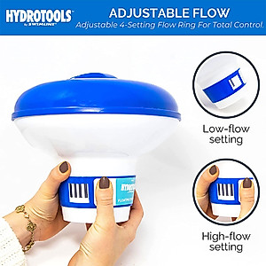 Intex Easy Set 18' x 48" Round Inflatable Above Ground Swimming Pool Set with Filter Pump, Ladder, Pool Cover, and 7" Chlorine Dispenser