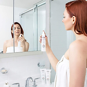 Visha Skincare Cheek 2 Feet 4 in 1 Body Spray for Men and Women, Decreases Bumpy Skin and Shave Bumps, Blemishes and Sweat Rashes, Aluminum Free Deodorizing Mist for Daily Use and After Workout 4fl oz