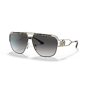 Michael Kors Vienna MK1102 - 10148G Sunglasses Light Gold W/ Grey Gradient 61MM