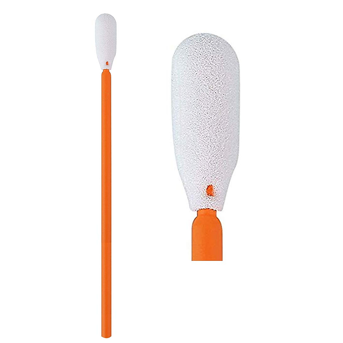 Wellgler's 6.42'' Gun Cleaning Swabs, Long swabs,Microfiber Foam swabs(200pcs)