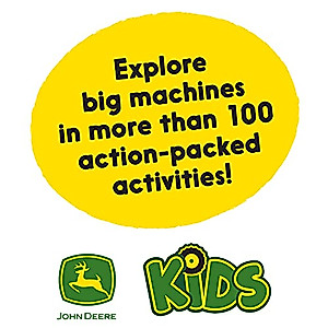 John Deere Kids: Mega Machines Tractor and Truck Puzzles, Mazes & Coloring Activity Book for Boys 4-8, More than 100 Activities