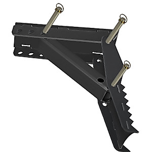 Mophorn 24 inch Excavator Hydraulic Thumb Backhoe Excavator Thumb Attachments Weld 1/2 Inch Teeth Thick Steel Plate Assembly CNC Plasma Cut Bolt-On Design