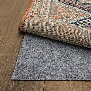 Mohawk Home 2 x 3 1/8 Low Profile Non Slip Rug Pad Felt + Rubber Gripper, Great For High Traffic Areas -Safe For All Floors