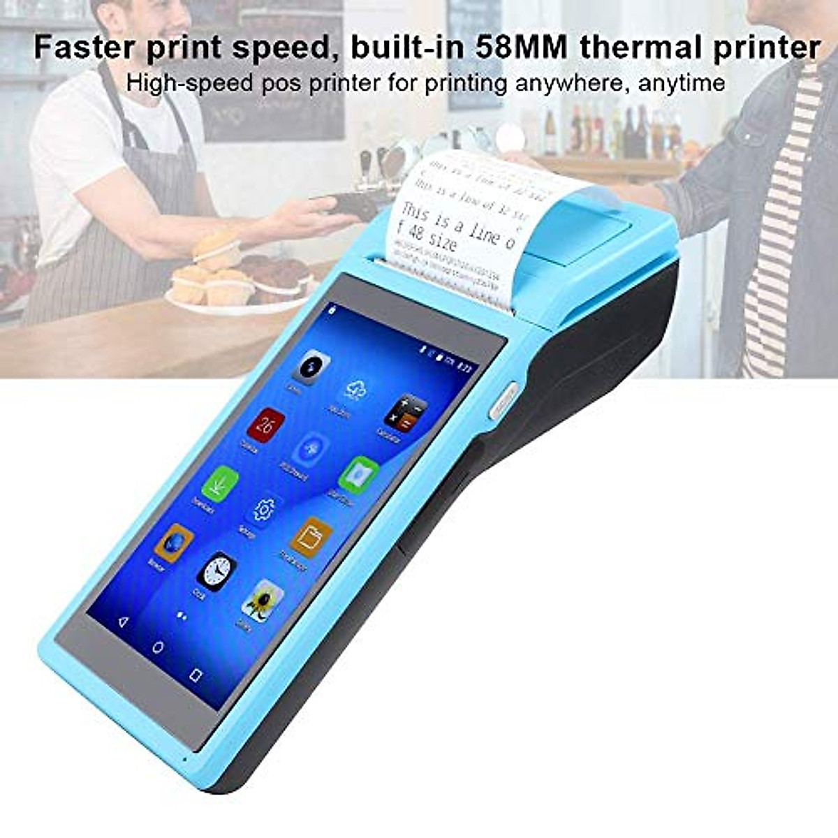 Ciglow Handheld Android POS Terminal with Receipt Printer