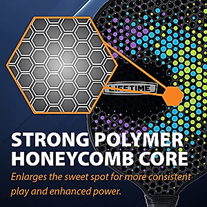 Lifetime Pro Pickleball Set – Includes Pickleball Net, 4 Paddles, 3 Outdoor Pickleballs, 1 Indoor Pickleball, 2 Portable Bases, Steel Poles, Paddle Bag, and Bag for Complete Set