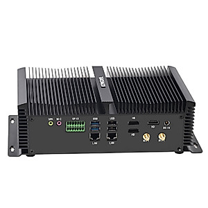 KINGDEL NC9000 Mini Gaming PC Core i7-10750H 8 Cores 16MB Cache Max 5.00GHz CPU, 32GB DDR4 RAM 1TB SSD 3xHD 6xCOM 8xUSB Support WOL PXE Restore AC Power Loss