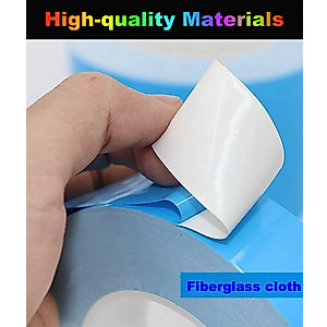 Double Sided Tape 1inch x 66Feet Thermal Tape Heavy Duty Super Strong Adhesive, Insulation Heat Transfer Tape for Paste CPU Heatsink, Mounting LED Strip, Carpet Fixing, Woodworking Project, DIY Crafts