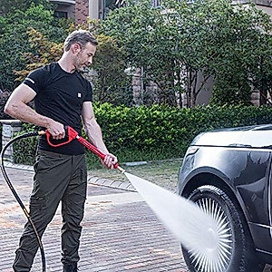AURORA CAR High Pressure Washer Gun，40 Inch, 5000 PSI，with Replacement Wand Extension，5 Nozzle Tips Set,with 1/4'' Quick-Connect，M22 15mm or M22 14mm