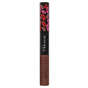 Rimmel London Provocalips 16hr Kiss-Proof Lip Color - Two-Step Liquid Lipstick to Lock in Color and Shine - 780 Shore Thing, .14 fl.oz.