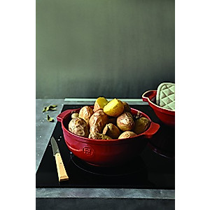 Emile Henry Ceramic Bread/Potato Cooker | Burgundy