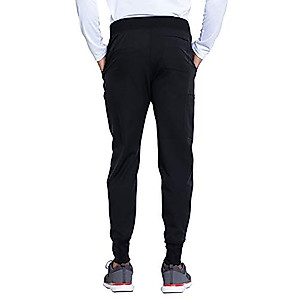 Dickies Dynamix Men Scrubs Pant Natural Rise Jogger DK040, L, Black