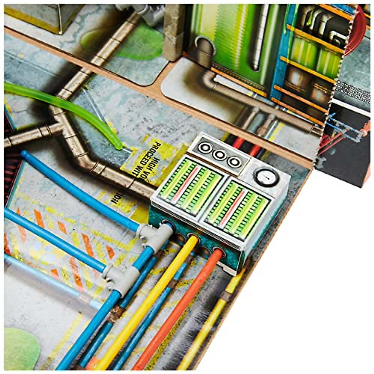 HEXBUG JUNKBOTS Small Factory Habitat Sector 44 Research Lab, Surprise Toy Playset, Build and LOL with Boys and Girls, Toys for Kids, 200+ Pieces of Action Construction Figures, for Ages 5 and Up