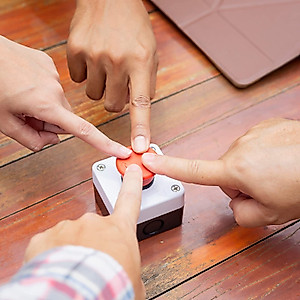 Rebower Momentary Game Push Button Switches Game Small Button [for Arcade Video Game] -M28/Pink/10 Pcs