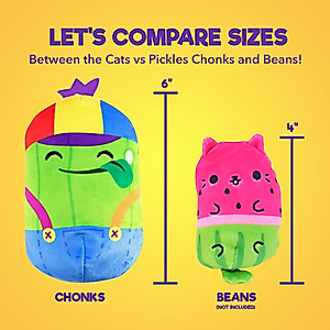 Cats vs Pickles 1pc Mystery Bags Wave 6 inch CvP Chonk Bean Filled Plushies