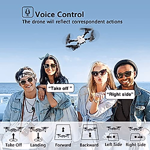 Drones with Camera for Adults - 1080P FPV Drone with Carrying Case, Foldable RC Drone W/2 Batteries, Altitude Hold, Headless Mode, ATTOP Camera Drones for Adults/Beginners, Girls/Boys Gifts