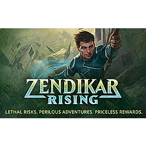 Magic The Gathering Zendikar Rising Collector Booster (12 Packs) & 2 Box Toppers