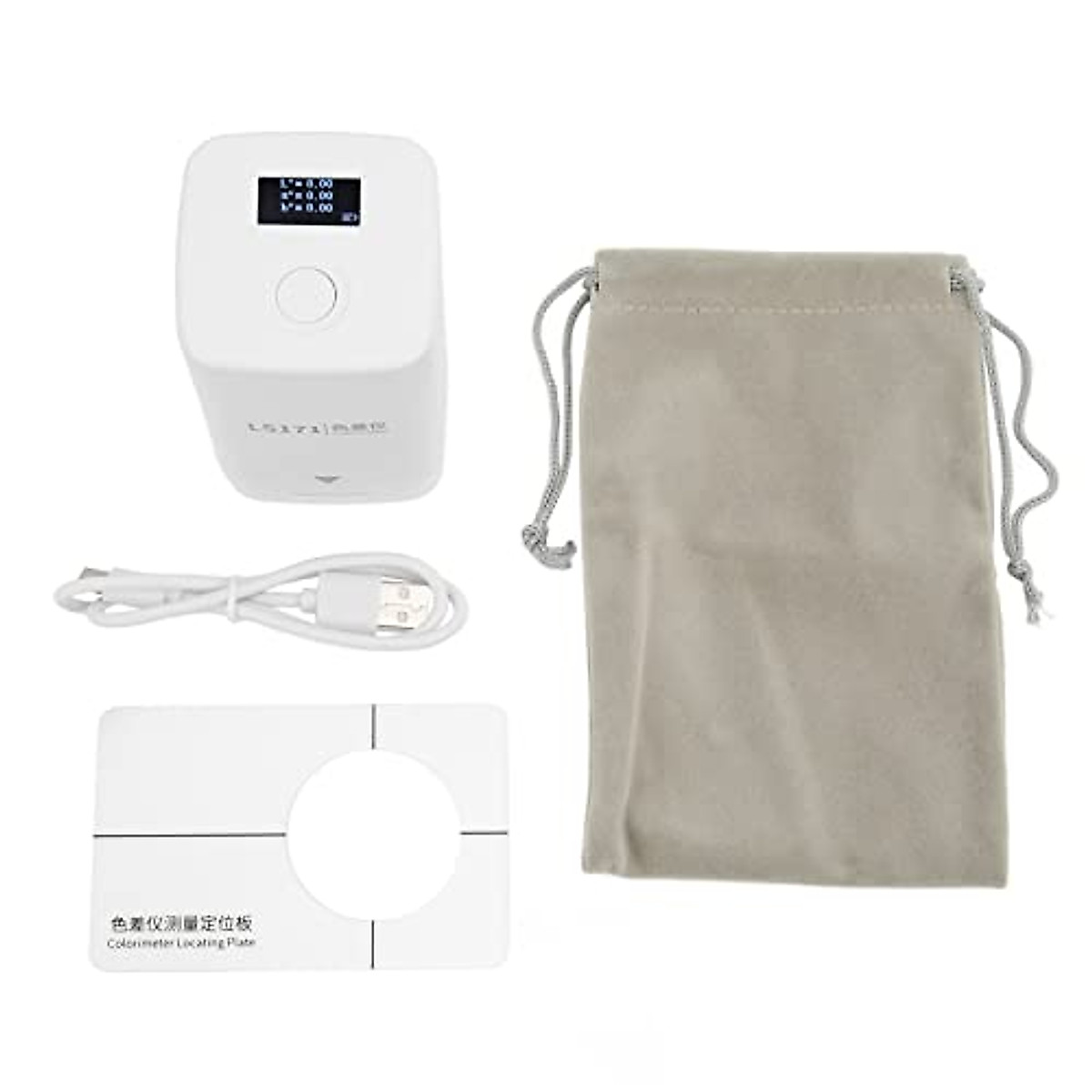 Color Difference Meter, QC Detection Chromatographic Instrument Electronic Color Cards Multiple Equations Multi Color Measurement for Textile Industry