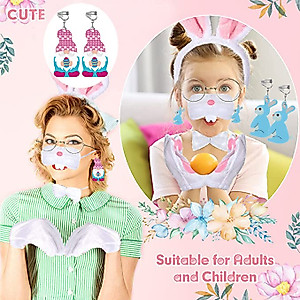 15 Pairs Valentines Day Earrings for Women St.Patrick Day Earrings Easter Clip-On Earring Set with Gnome Heart Clover Green Hat Egg Bunny Faux Leather Dangle Earrings Set for Teen Girls Jewelry