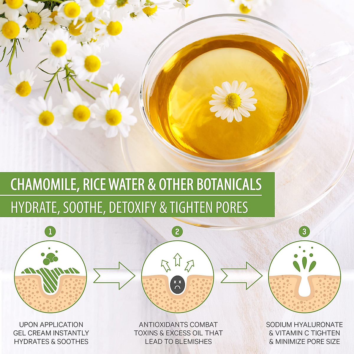 LILY SADO Turmeric Banana Mango Face Moisturizer - Luscious Creamy Nutrient-Rich Natural Daily Facial Cream w Chamomile & Rosemary - Vegan Anti-Aging Lotion For Wrinkles & Fine Lines