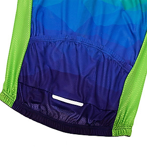 Cycling Jersey Men Bike Top Full Zipper Cycle Shirt Road Bicycle Clothing Riding Racing MTB Clothes Mountain Riding Sports top Green M