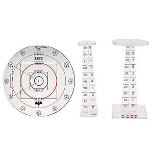 Spell AoE Tempalte + DND Flying Miniatures Combat Riser for Dungeons and Dragons, Pathfinder, D&D and Tabletop RPG