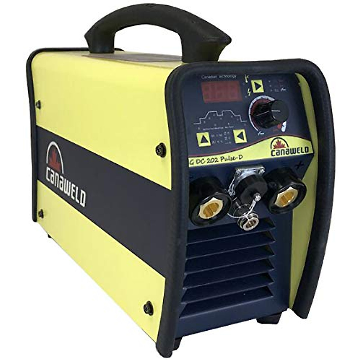 CANAWELD TIG Pulse 200 Amp DC Inverter Stick Welder HF, Digital Panel, Selectable Between 120 & 240 Volt, Premium Torch, Metal Thickness 0.002 to 1/4 Inch (No foot Pedal)