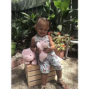 Mother & Baby Stuffed Pig Plush Toy Set | Super Soft Pig Stuffed Animal | Cute Plushies for Kids’ Bedroom | 17" Stuffed Animals for Girls & Boys | Farm Animal Toys by Exceptional Home