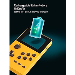 Fadist Handheld Game Console, Portable Retro Game Console, Built in 1000+ Classic Games,IdeIdeal Gift for Kids, Friend