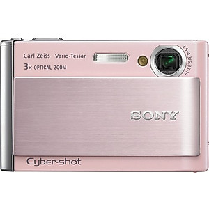 Sony Cybershot DSC-T70 8.1MP Digital Camera with 3x Optical Zoom with Super Steady Shot Image Stabilization (Pink) (OLD MODEL)