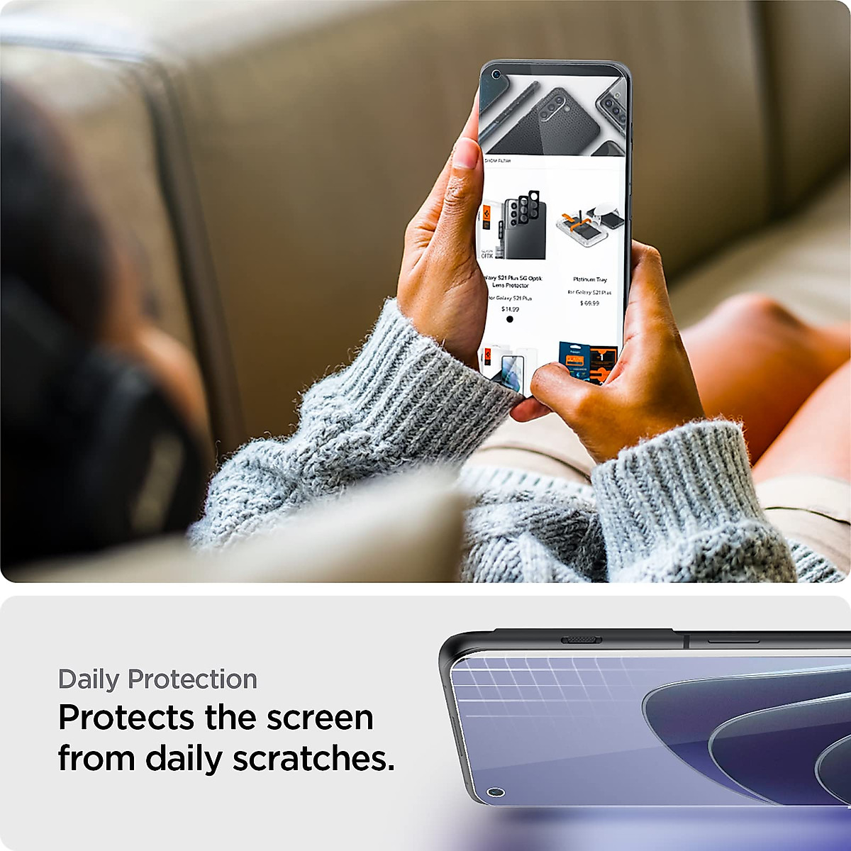 Spigen NeoFlex Screen Protector Designed for OnePlus 11 / OnePlus 10 Pro - [2 Pack]