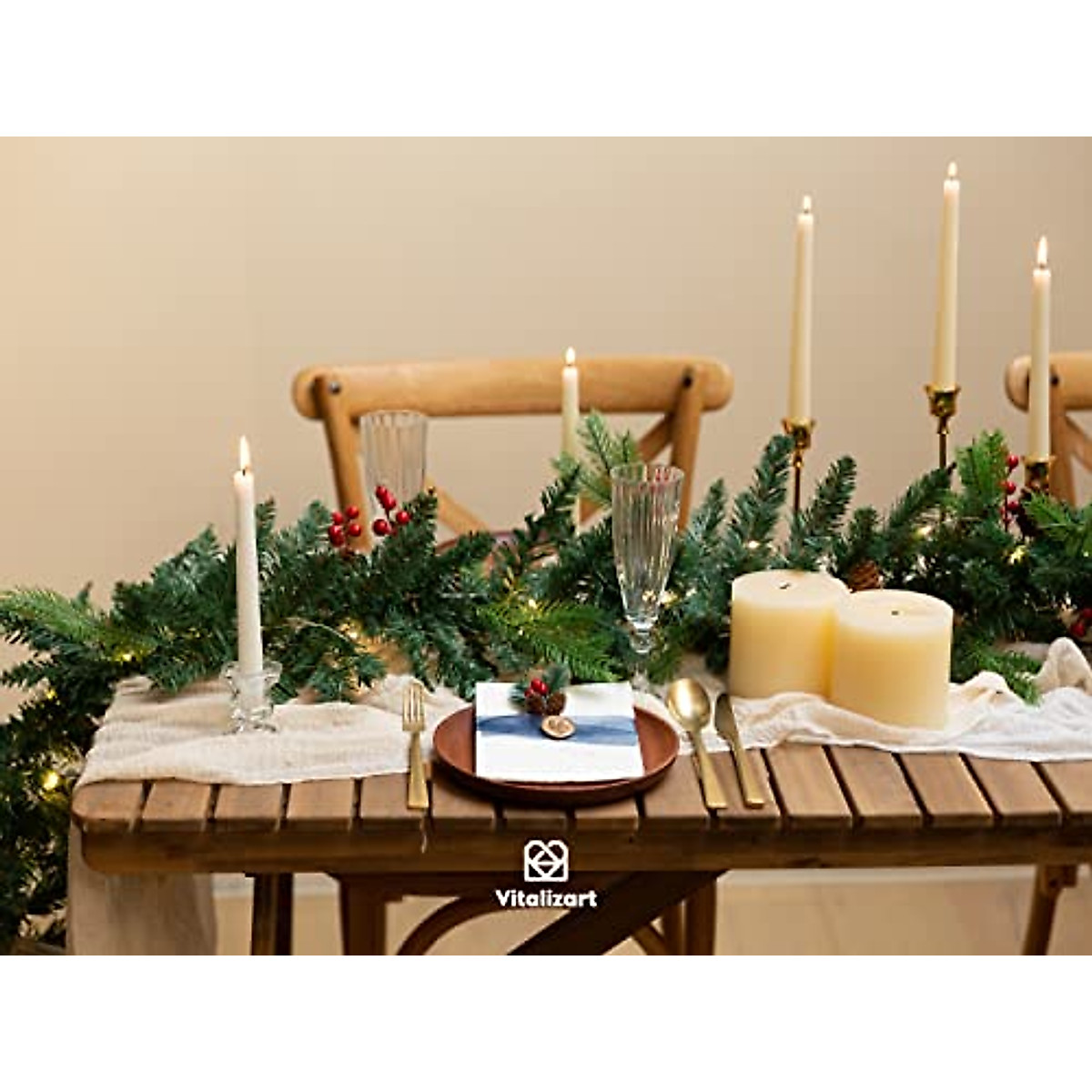 Vitalizart Navy Blue Ribbon Organza Sheer Ribbon 1 inch x 30Yd in Total Handmade Eco-Friendly Fabric Ribbons for Gift Wrapping Christmas Tree Crafts Bows Wedding Invitations Wreaths Wrap