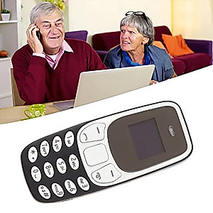 2023 New 2G Mobile Phone for Seniors, Kids Cellphone Dual SIM Card Unlocked, Worlds Smallest Phone, 380mah Battery for 20 Hours Standby,GSM 2G 850 900 1800 1900MHZ (Black)