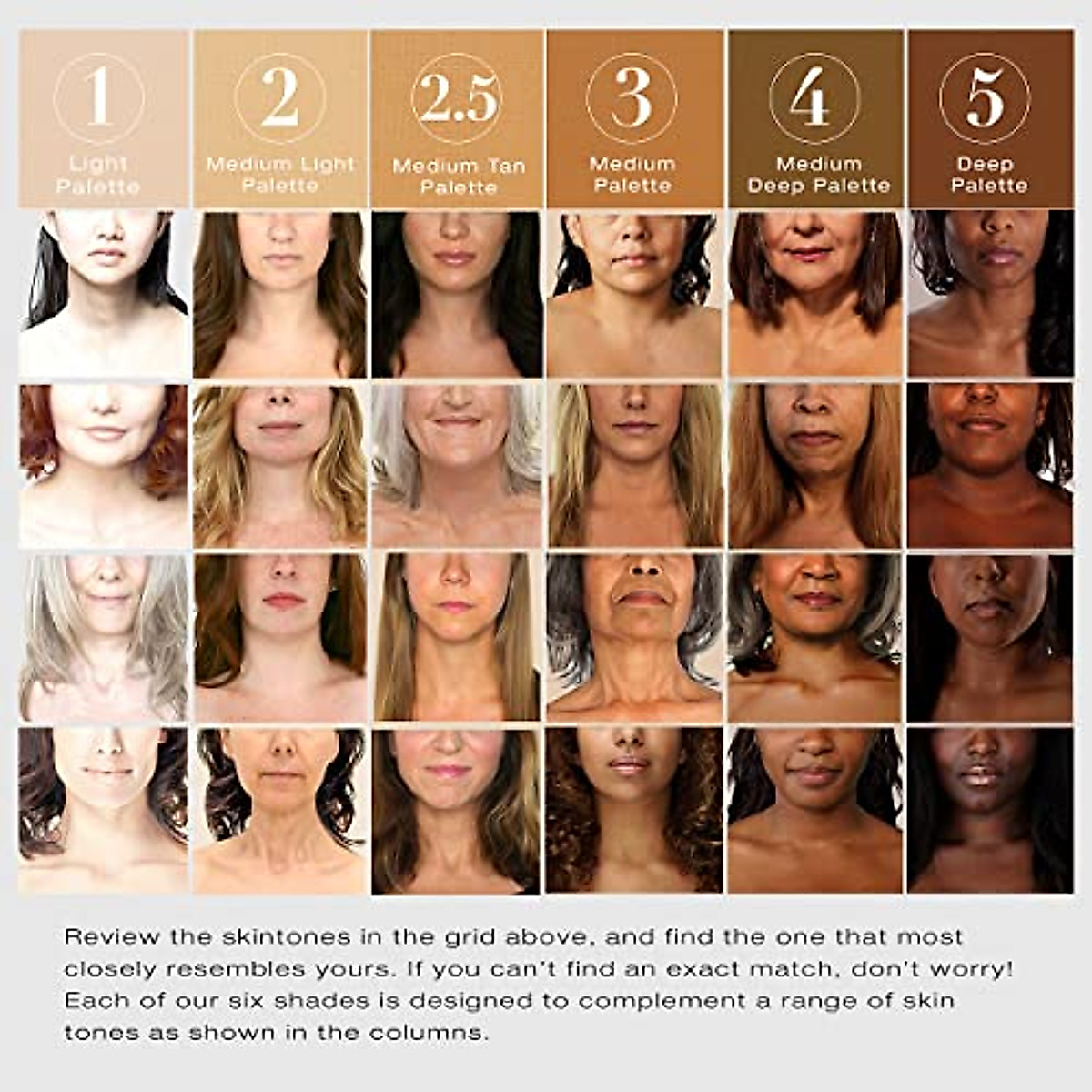 Woosh Beauty, Fold Out Face Palette w/Secret Brush, Travel, All in One, Neutral Cream & Powder Kit, 4 in 1 Nested Makeup Brush (#5 Deep)