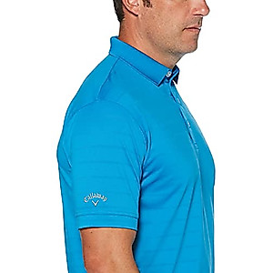 Callaway Mens Short Sleeve Opti-dri™ Performance Polo (Size Small - 4x Big & Tall) Golf Shirt, Medium Blue, Large US