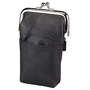 Buxton Heiress Pik-Me-Up Framed Case, Black