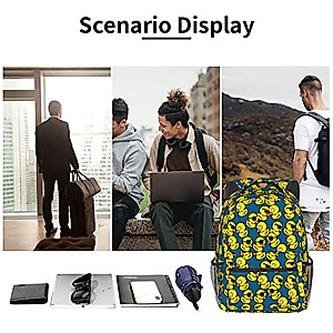 Laptop Backpack ，Sunglasses Rubber Duck Travel Backpacks For Men Women Sport Backpack Casual Durable Large Daypack For School Business Work Outdoor
