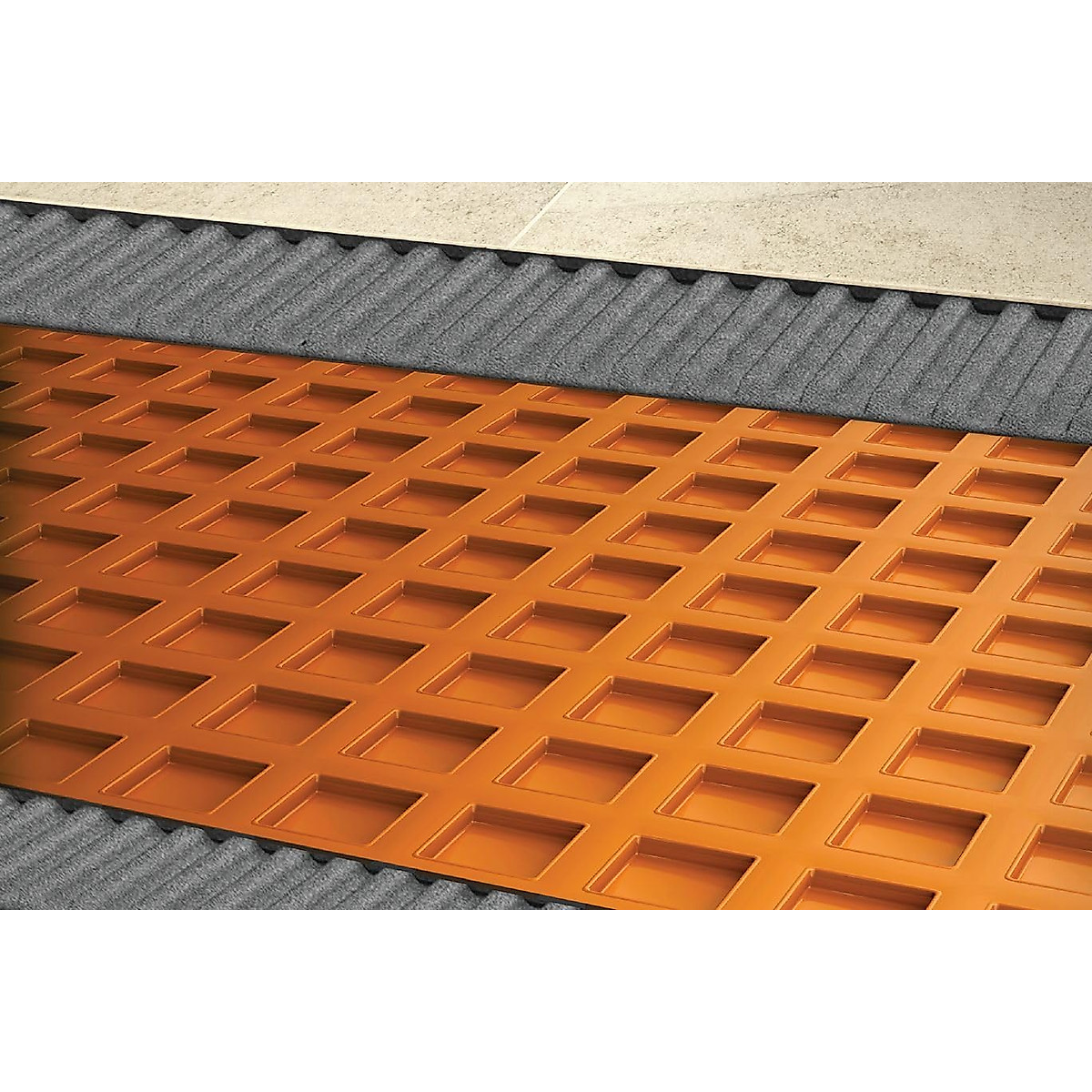 Schluter All-Set Modified Thin-Set Mortar - Ideal for Ditra and Kerdi Systems, Suitable for Ceramic, Porcelain, Stone Tile, Interior and Exterior Use - Grey, 50 Lbs - SETA50G