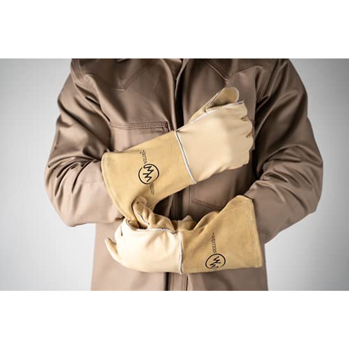Western Welder Outfitting - Stick Welding Gloves | Heat-Resistant, Gloves (Medium)