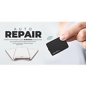 LAYEN i-Dock - Premium 30 Pin Bluetooth Adapter | Qualcomm CSR Chipset | aptX = Superior Wireless Audio | Multi-Pair | for Bose SoundDock & Other iPod iPhone Docking Stations (Not for Cars)