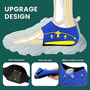 Heel Protector Cups for Women Shoes - Welnove Heel Inserts Pads for Plantar Fasciitis Relief, Heel Support Cushion for Heel Pain Heel Spur Achilles Tendinitis Dry Cracked Heels(W 4.5-9 / M 5-8)