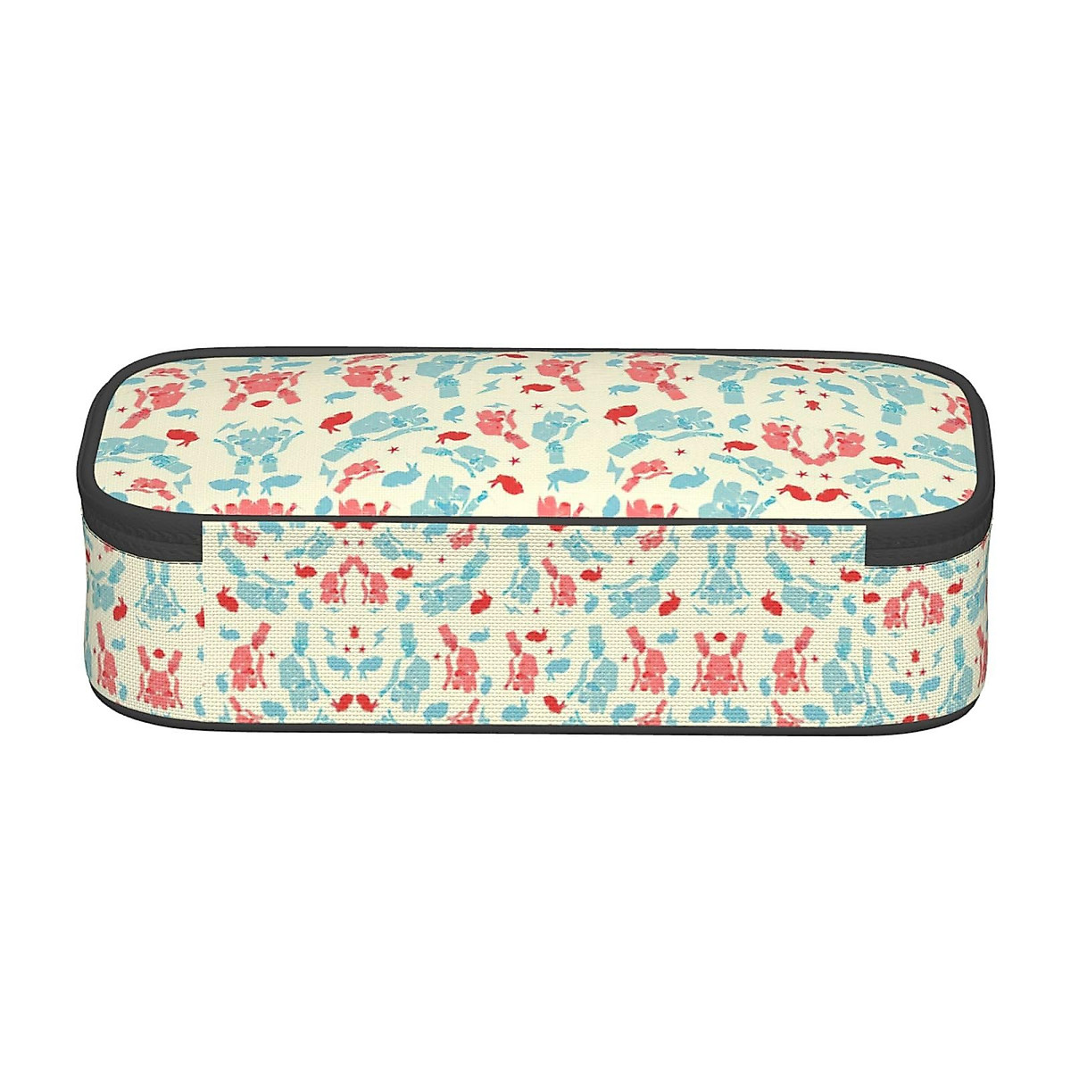 nanger Magician Rabbit Print Pencil Case Bag Big Capacity Pen Pouch, Aesthetic Stationery Organizer With Zipper