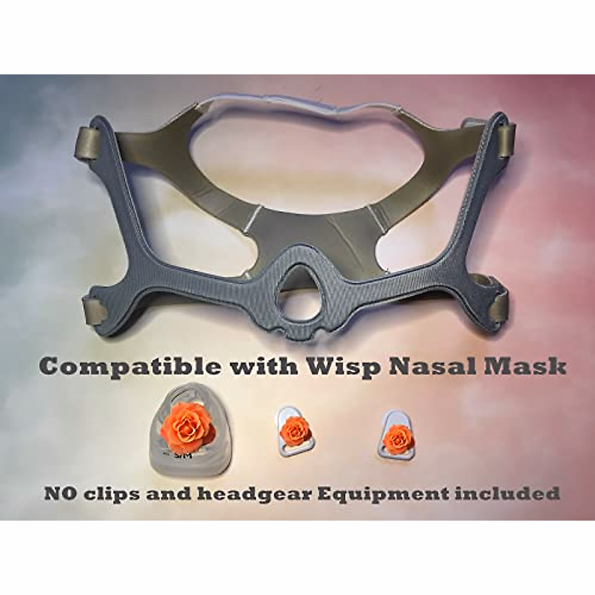2PCS Cpap Nose Mask Wisp Fabric Frame Compatible with Wisp Nasal Mask - Fabric Frame for Philips Respironics Wisp, Frame for wisp cpap Fabric