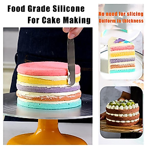 2pcs 7 Inch Resin Tray Molds, Round Rolling Tray Molds, Big Flat Round Coaster Resin Epoxy Silicone Board Molds for DIY Crafts