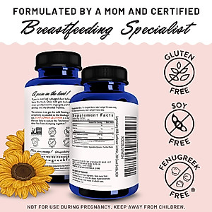 Legendairy Milk Sunflower Lecithin, 1200mg Organic Sunflower Lecithin Supplement for Clogged Milk Ducts, Made in USA, 200 Softgels