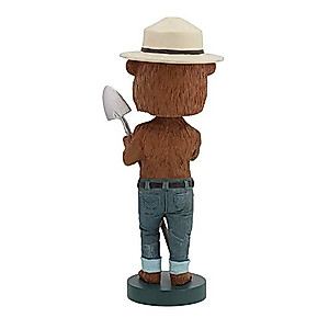 Royal Bobbles Smokey Bear Bobblehead, Premium Polyresin Lifelike Figure, Unique Serial Number, Exquisite Detail