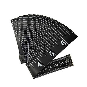 2 Pack Sewing Tape Measure120Inch/300cmDouble-Scale Soft Tape Measuring Body Weight Loss Medical Body  Measurement Sewing Tailor Cloth Ruler Dressmaker Flexible Ruler Tape Measure (Black)