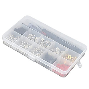 Computer Screw Set, Cleaning Brush Washer 362Pcs Stainless Steel PC Screws Cable Tie for Motherboard for Maintenance for CPU Disk